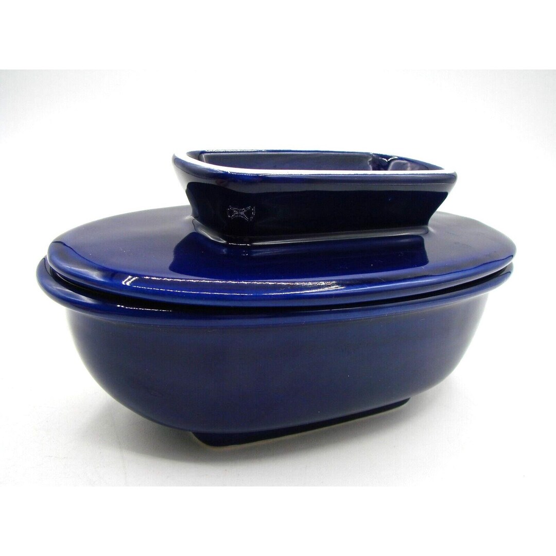 American Made Butter Keeper Butter Dish Bell USA Blueberry Stylish ...