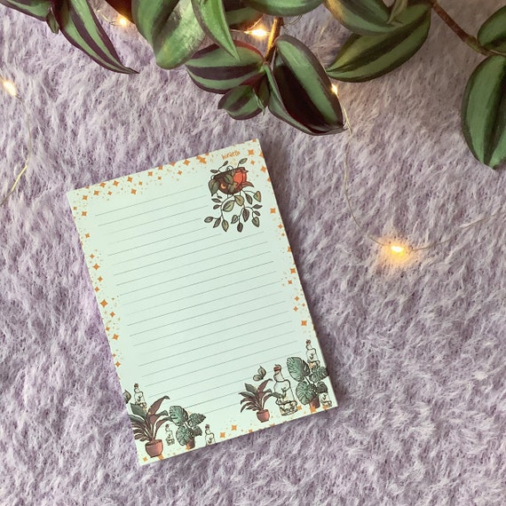 Paper Paper & Party Supplies Notepads Galaxy Plant Notepad etna.com.pe