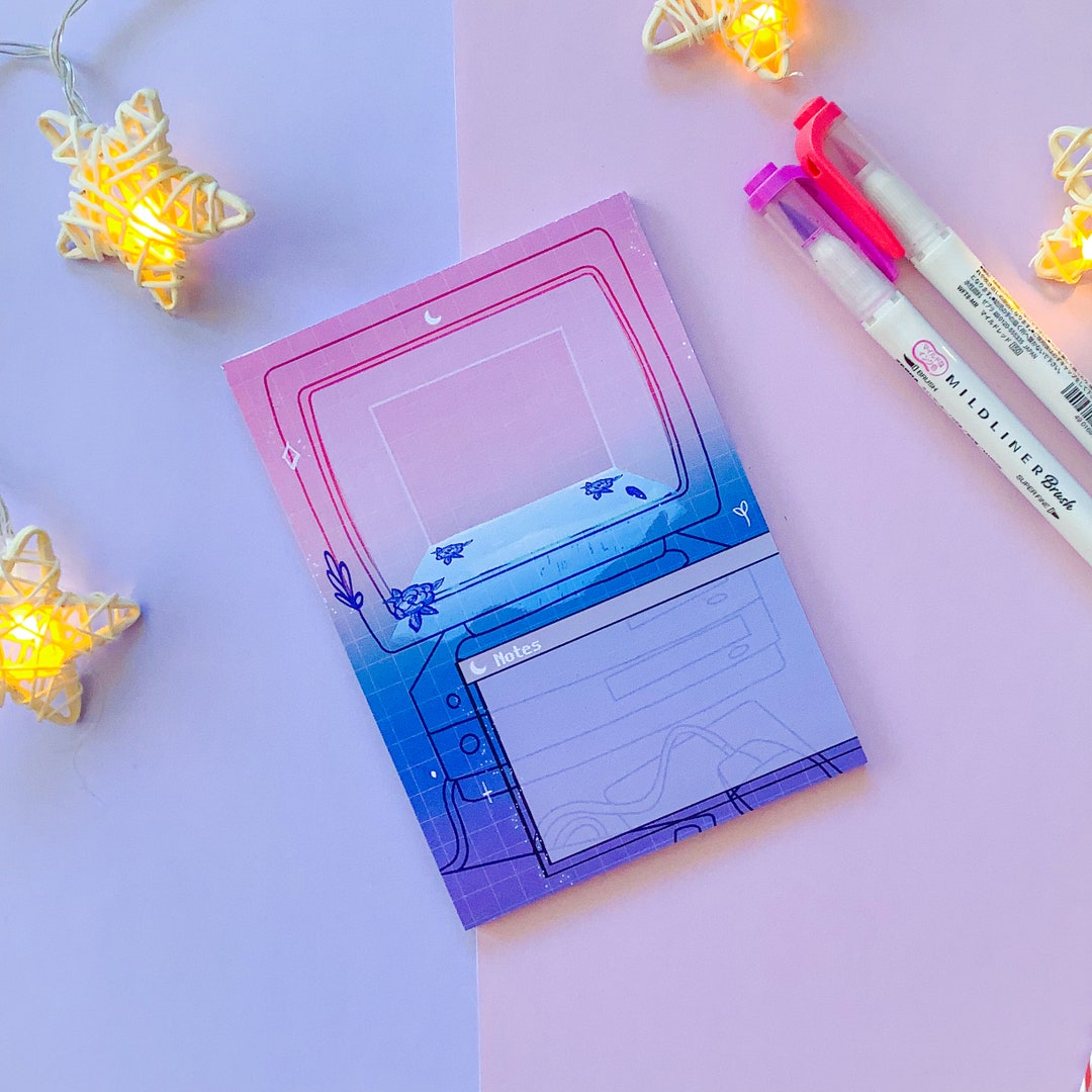 90s Computer Notepad - Etsy