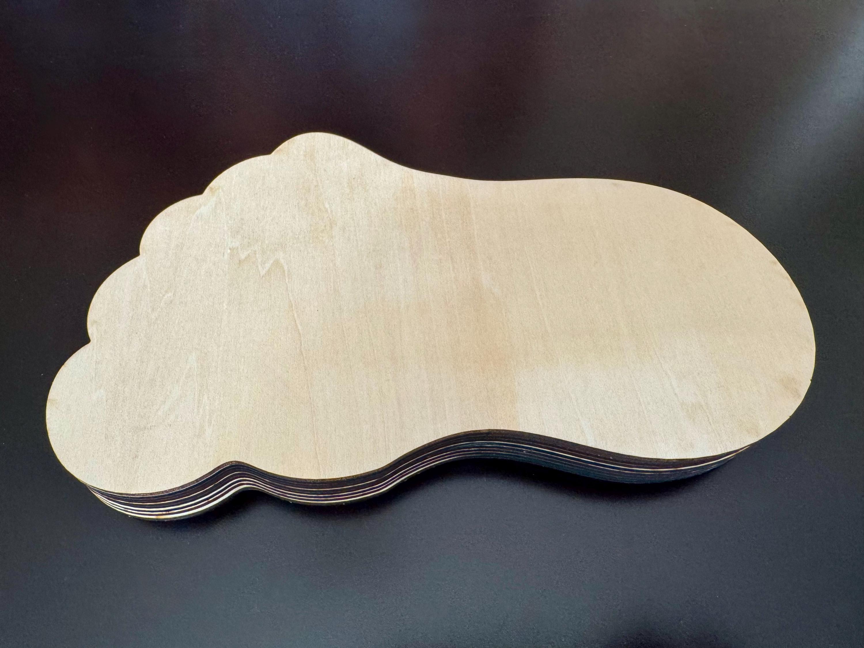 Laser Cut Bigfoot Footprint Wood Art: Rustic Cabin Decor - Etsy