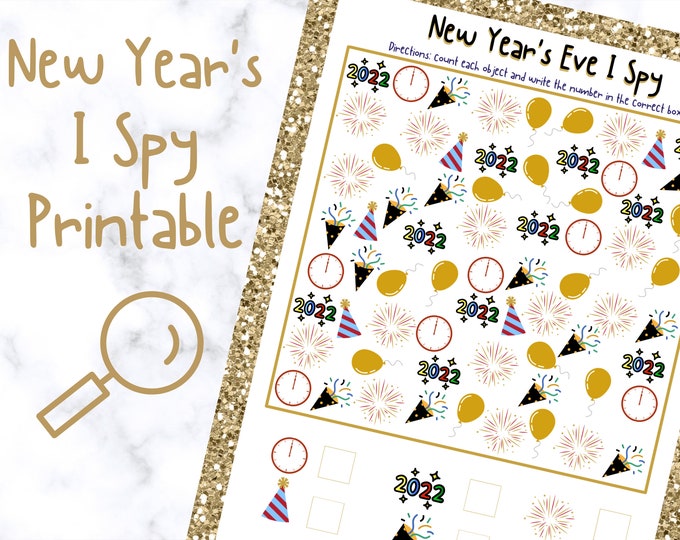 Christmas I Spy Printable Worksheet Numbers 1 20 Preschool Kindergarten ...