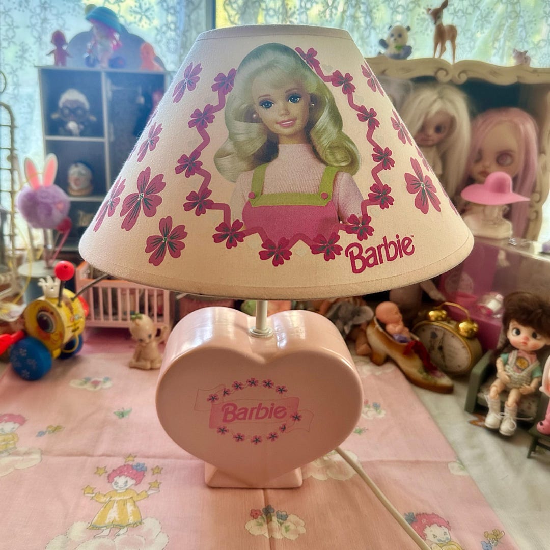 Vintage 1999 Rare Mattel Barbie Lamp Works Perfectly - Etsy