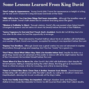 A Man After God's Own Heart King David's Head-to-toe Multipurpose Body ...