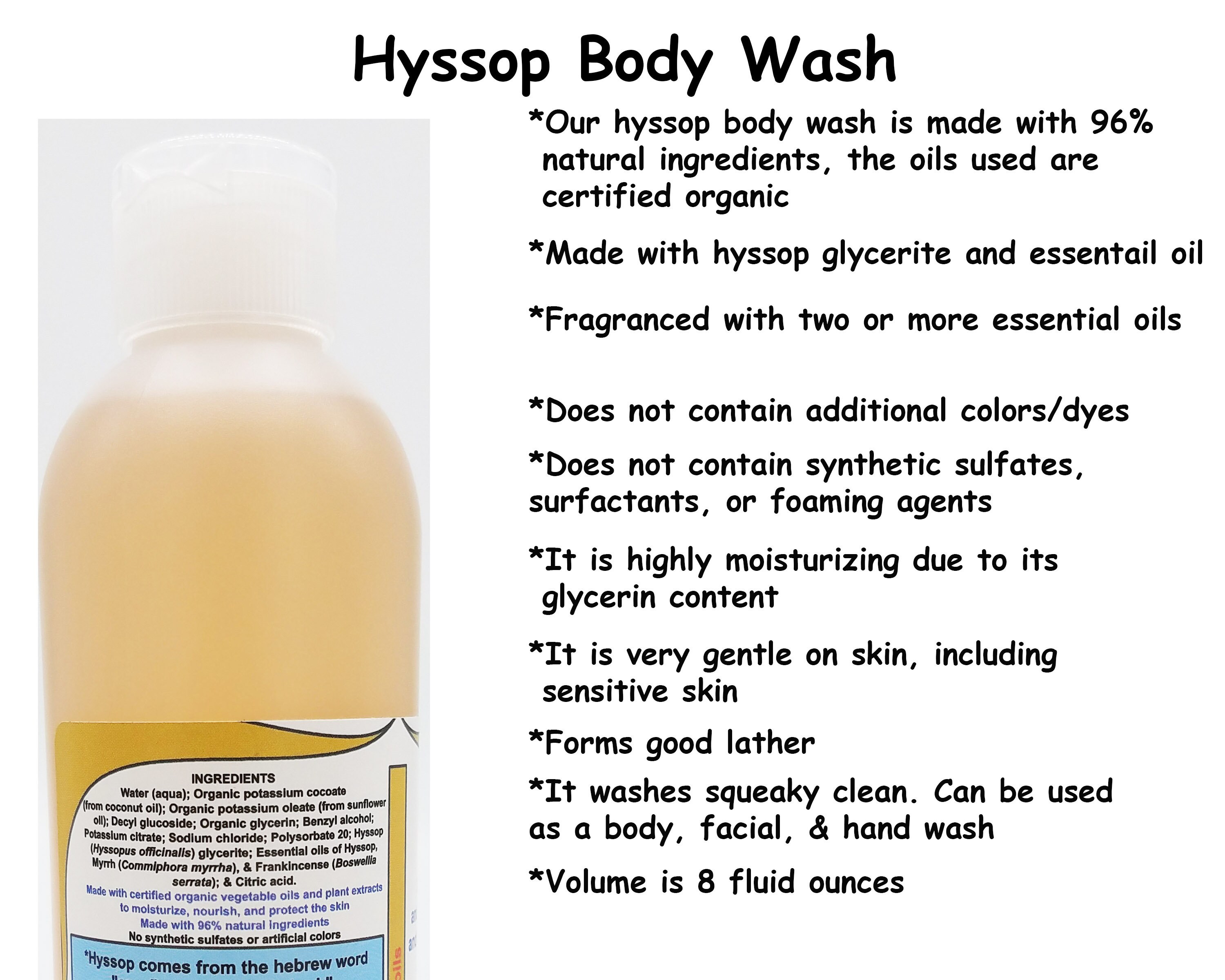 Cleanse Me With Hyssop and I Shall Be Clean Psalm 51:7 Hyssop Natural ...
