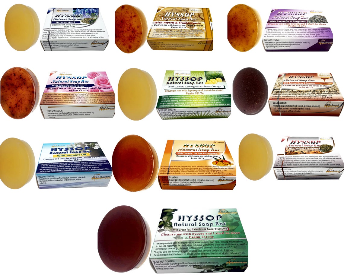 Cleanse Me With Hyssop and I Shall Be Clean Hyssop Natural Soap Bar -1 ...