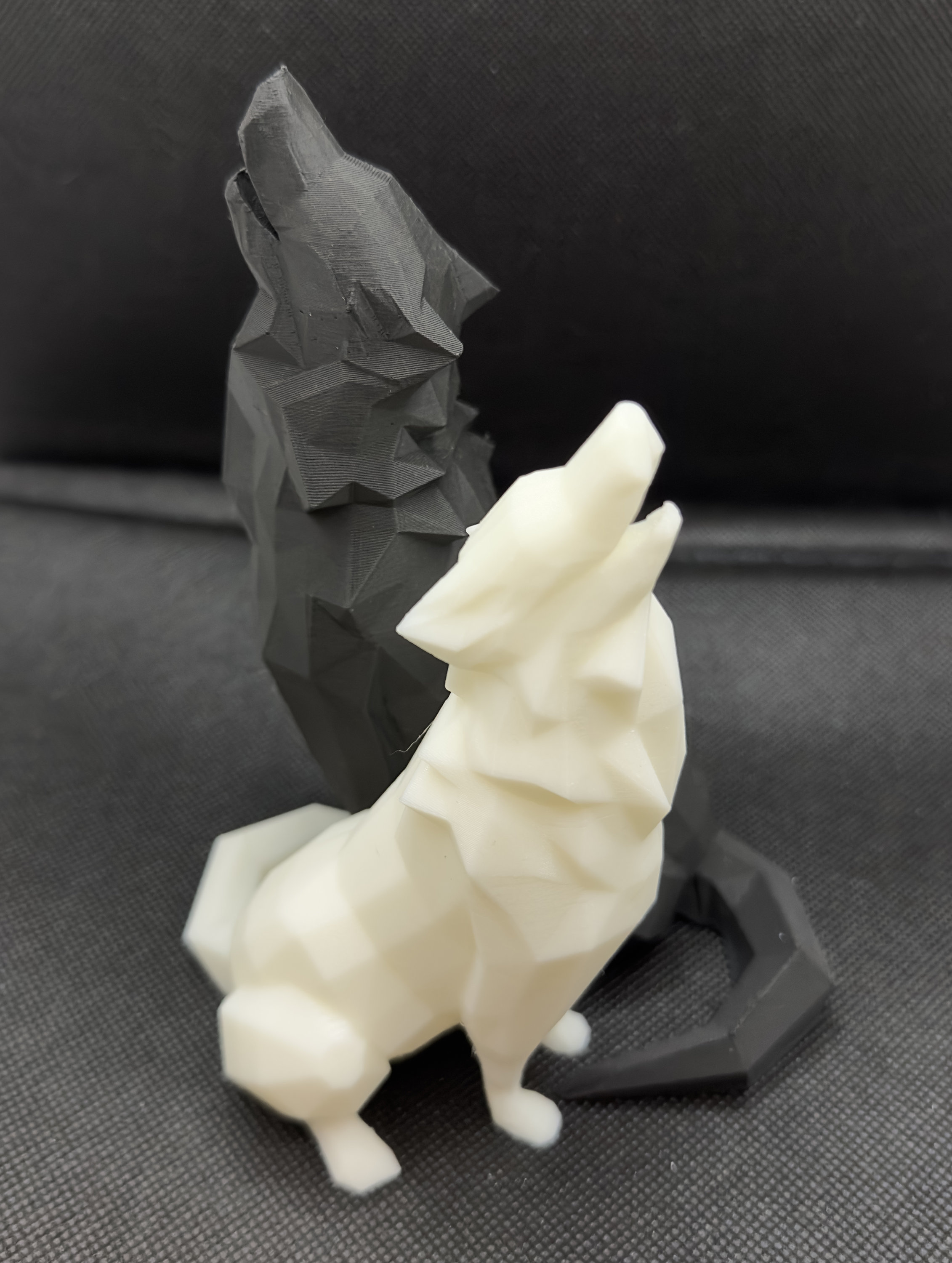 Wolf Couple Shelf Decor Love Coyote Wilderness Design - Etsy