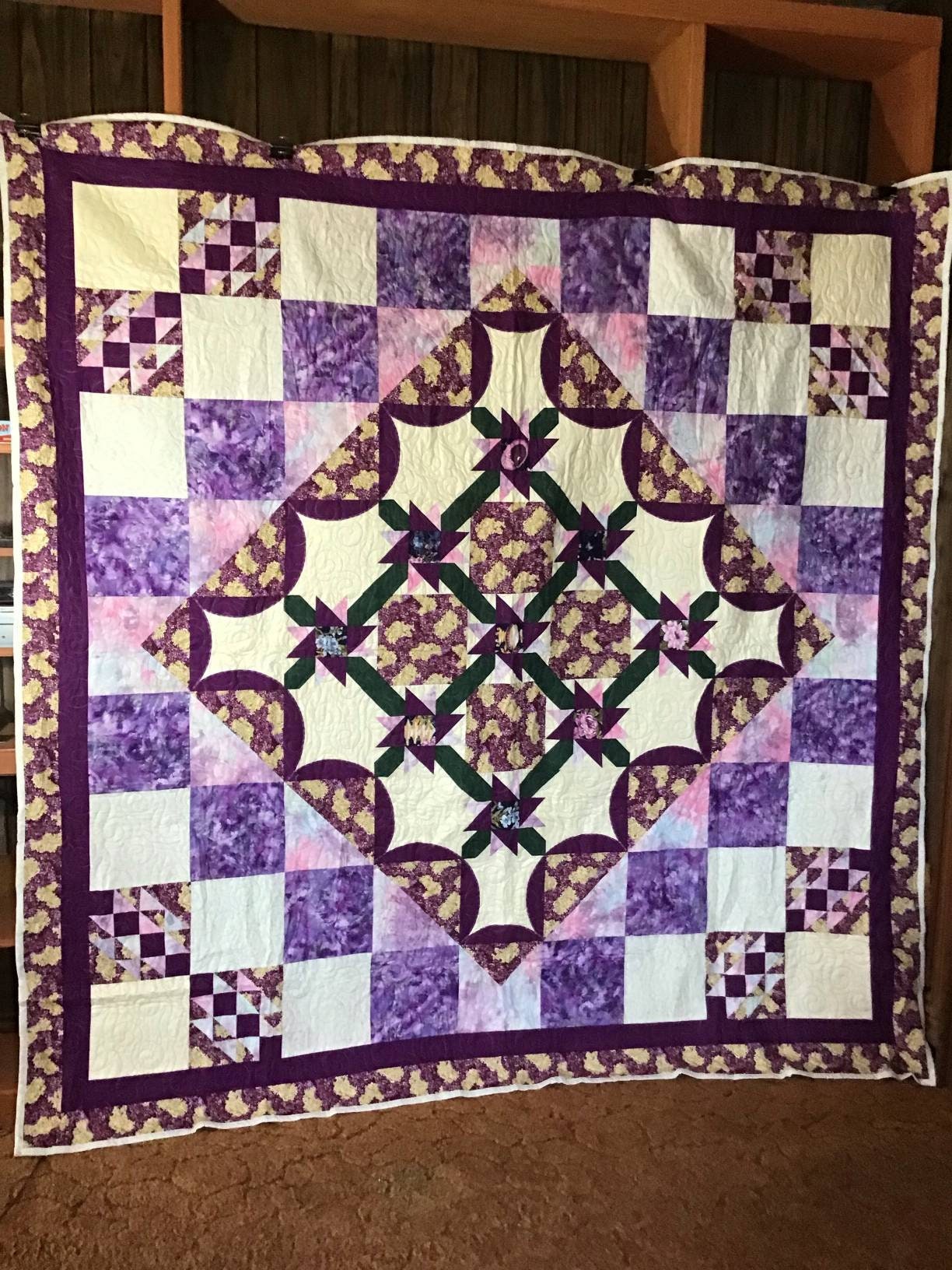 Purple Queen Quilt - Etsy