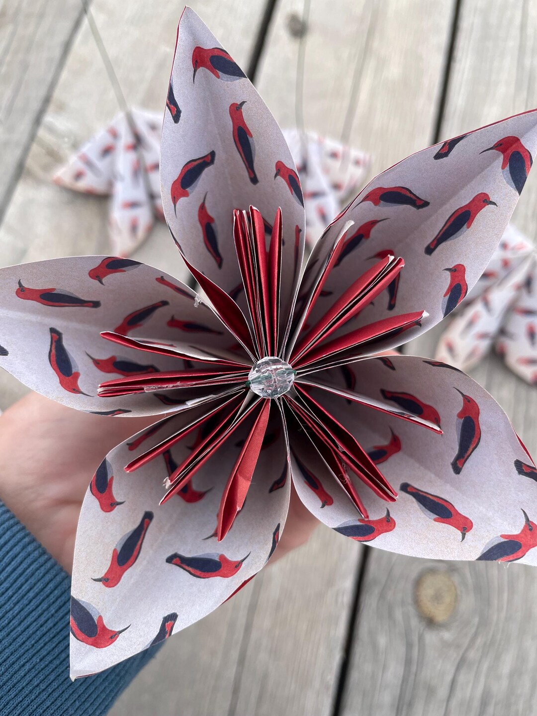 Robins Nest Bloom Oversized Origami Paper Flower - Etsy