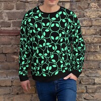Alien Sweater - Etsy