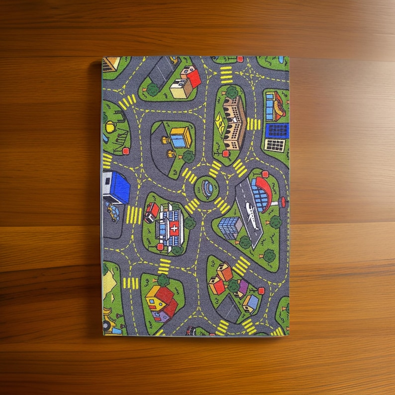 Green City Road Map Rug for Children Room, Popular Baby Room Carpet ...