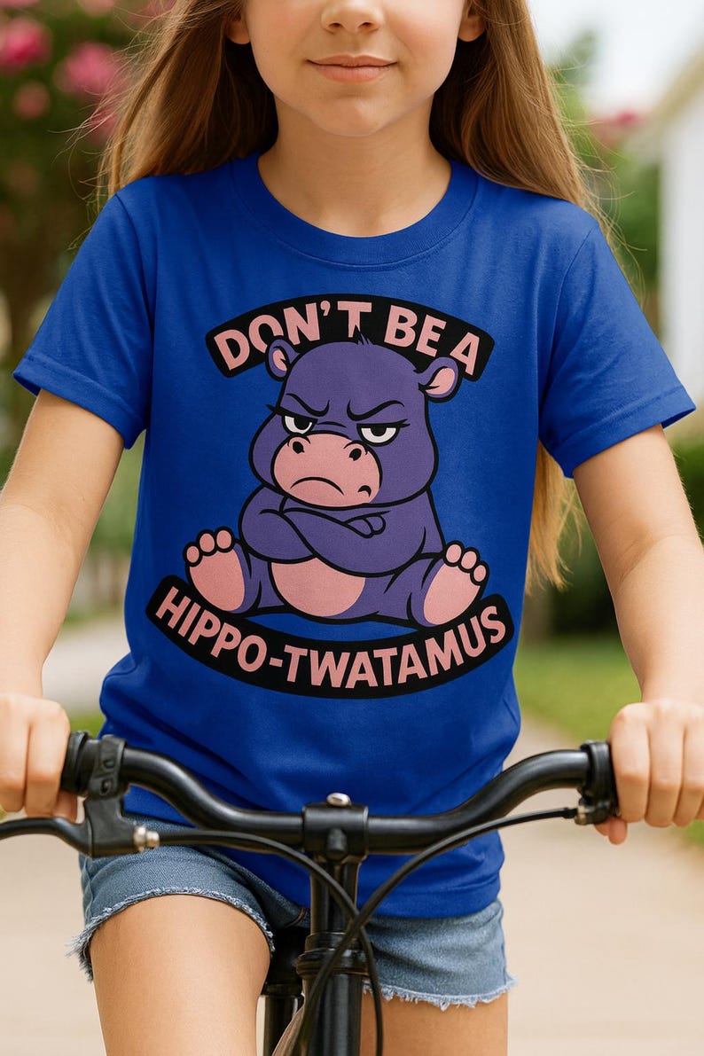 Funny Hippo Svg Png: Sassy Animal Clipart (digital Files) - Etsy