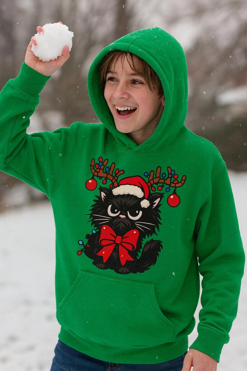 Grumpy Christmas Cat Clipart Bundle: SVG, PNG, DFX (digital Download ...