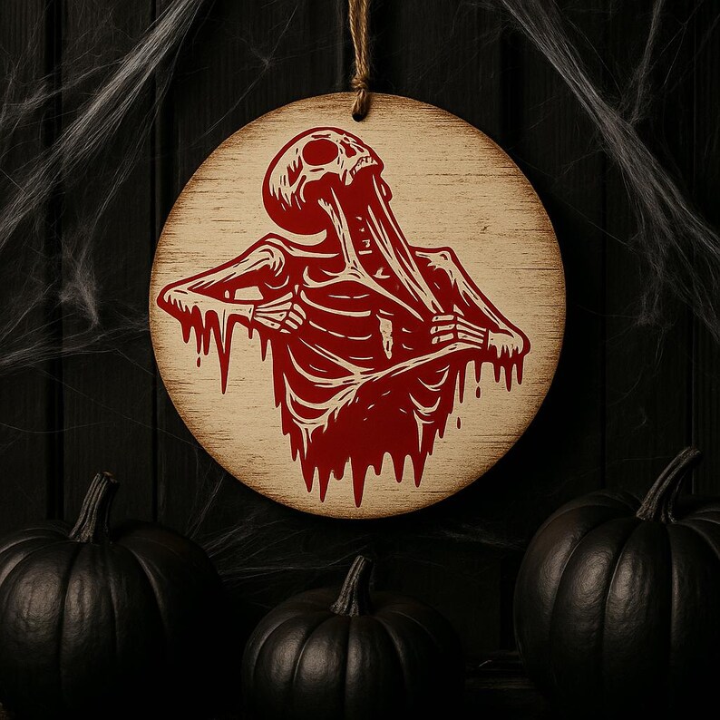 Dripping Skeleton Ribcage SVG: Halloween Cut File for Cricut - Etsy