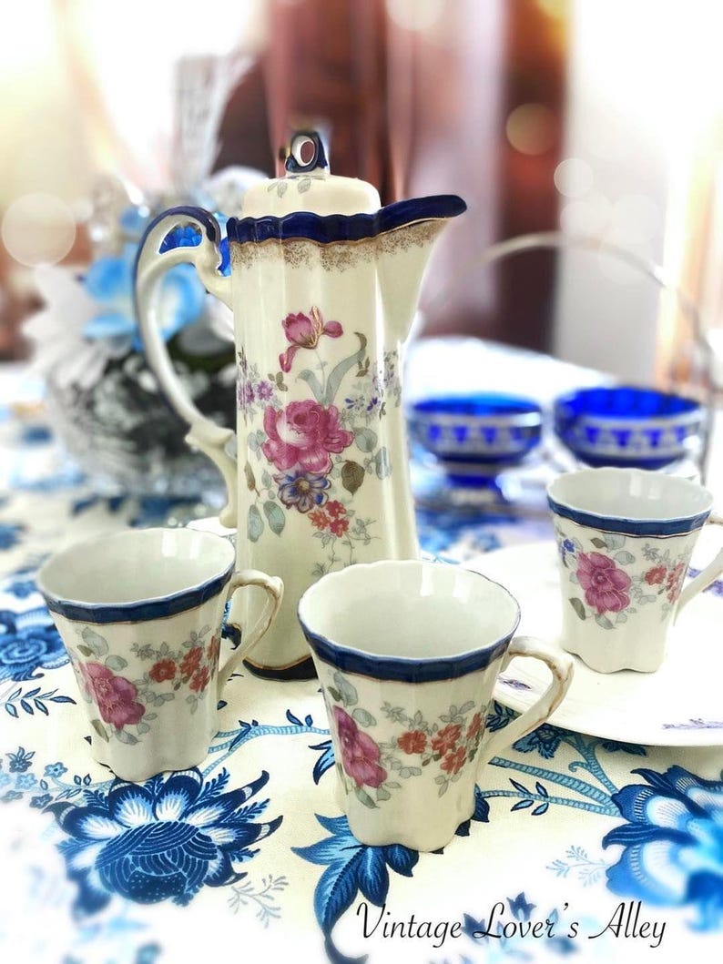 Vintage Chocolate Pot, Collectible Teapot, Coffee Pot, Chocolate Pot ...