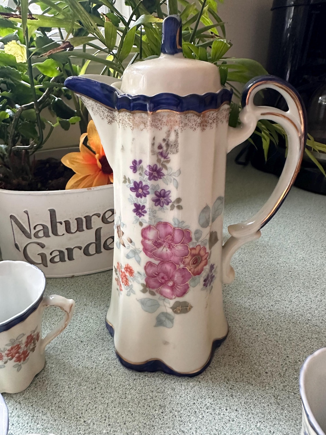 Vintage Chocolate Pot, Collectible Teapot, Coffee Pot, Chocolate Pot ...