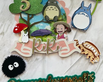 Totoro Cake Toppers - Etsy