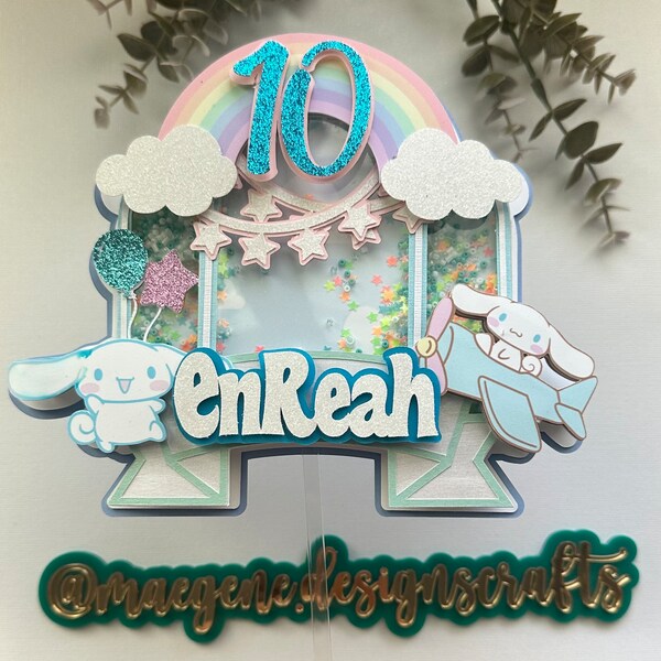 Cinnamon Roll Cake Topper - Etsy