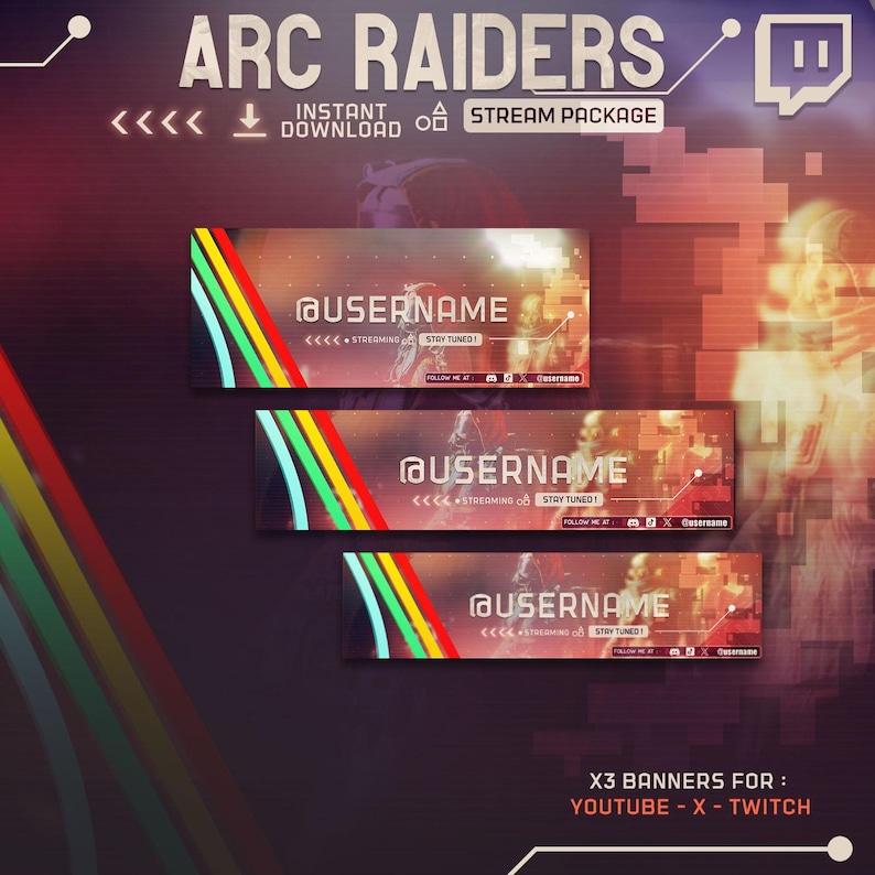 ARC Raiders Stream Overlay Intermission Chatting Screens Webcam ...