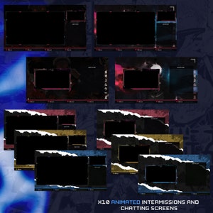 Premium Animated Cursed Jujutsu Overlay Manga Intermission Chatting ...