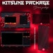 Animated Kitsune Red Mask for Twitch Streamers Full Twitch Package ...