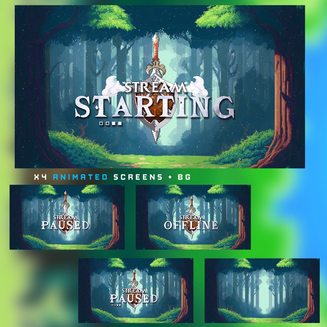 Premium Animated Twitch for Twitch Streamers RPG Fantasy Stream ...