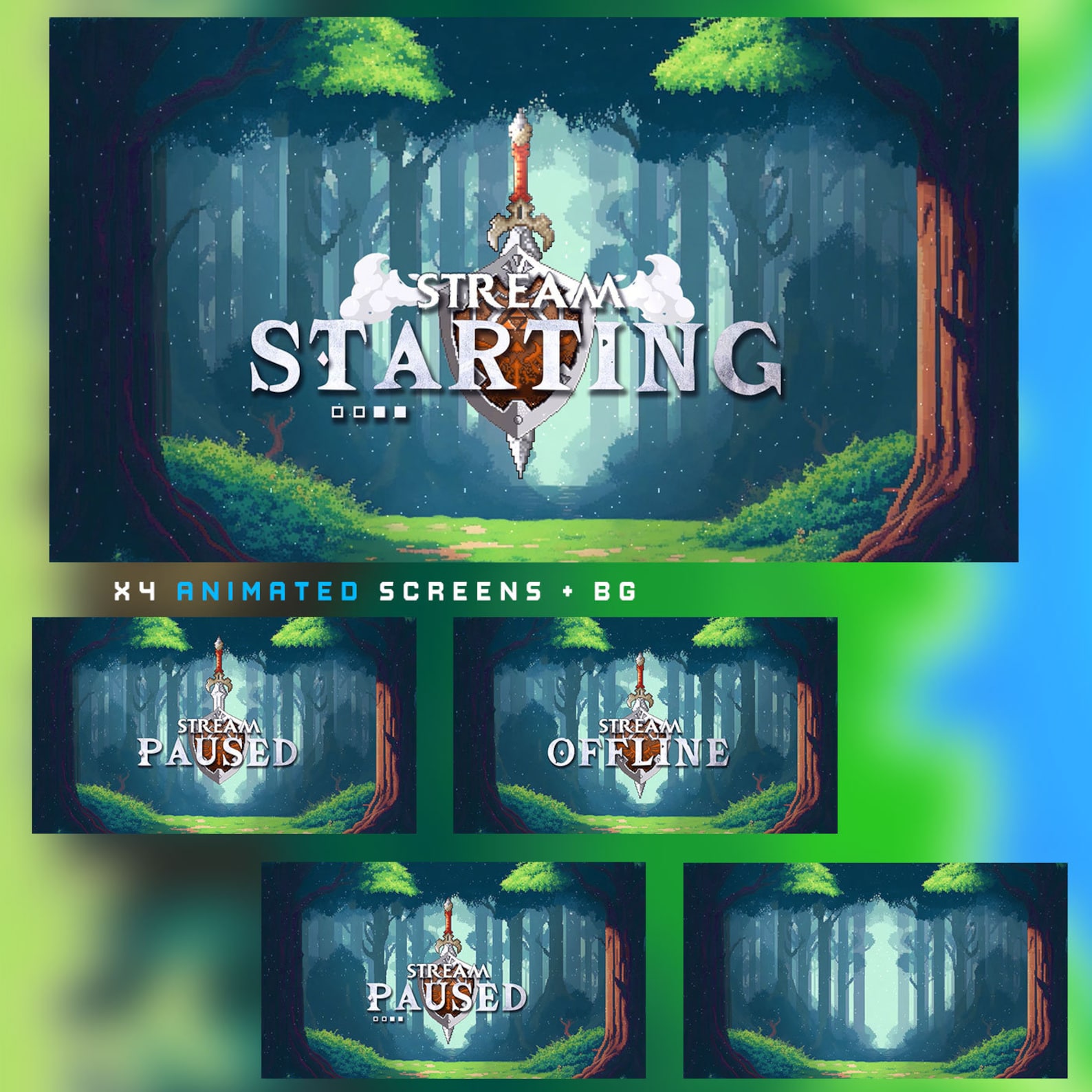 Premium Animated Twitch for Twitch Streamers RPG Fantasy Stream ...
