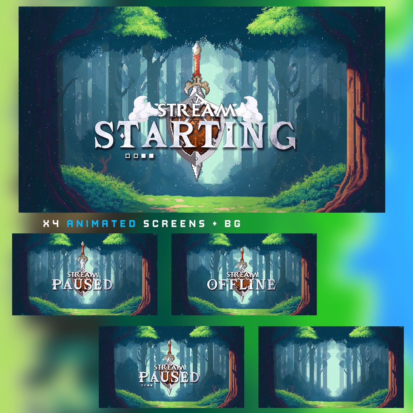 Premium Animated Twitch for Twitch Streamers RPG Fantasy Stream ...