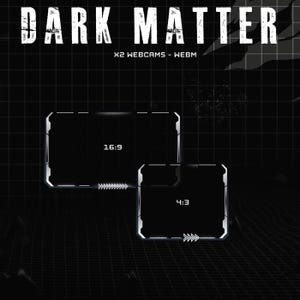 Animated Dark Matter Stream Package Twitch Overlay Animated Alerts Animated Screens Panels Dark ...