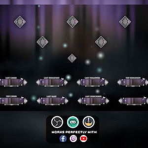 Animated Hollow Overlays Hollow Twitch Package Stream Graphics for ...