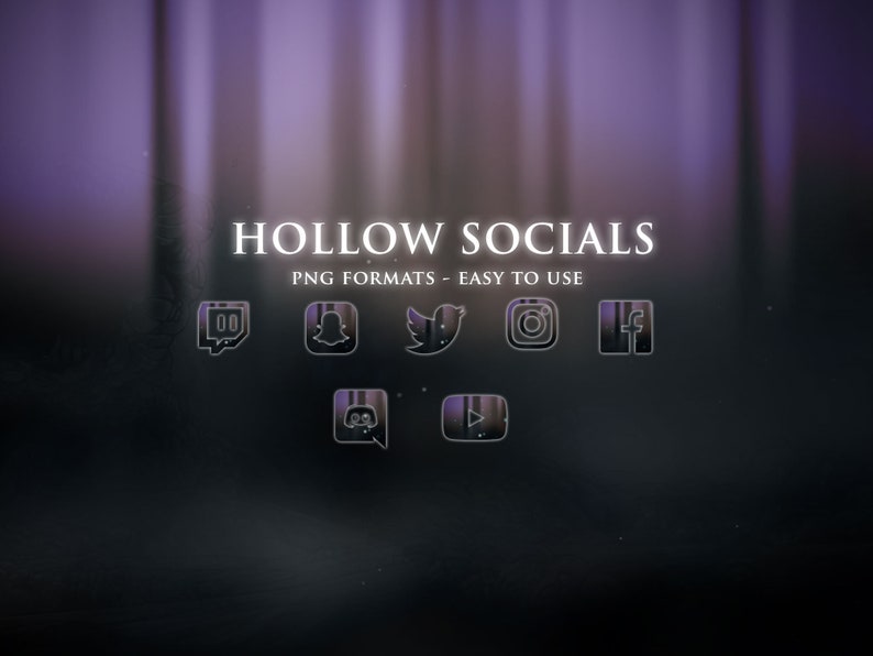 Animated Hollow Overlays Hollow Twitch Package Stream Graphics for ...
