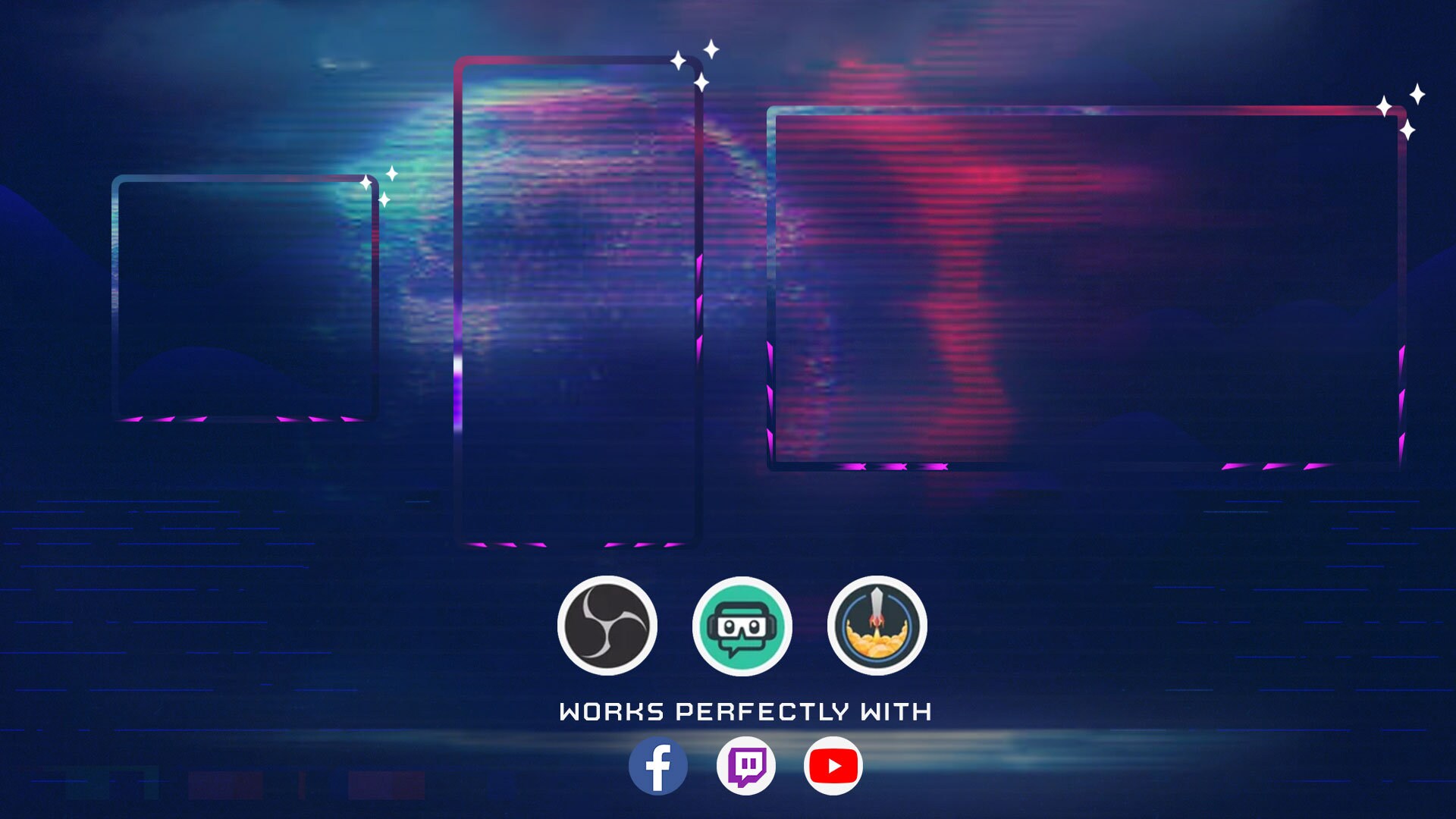 Animated VHS Twitch Overlays / Full Stream Package / Alerts / - Etsy UK