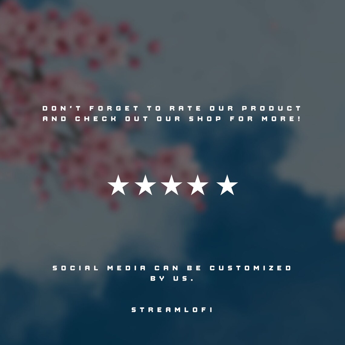 Premium Sakura Stream Overlays Cherry Blossom for Twitch Streamers Cute ...