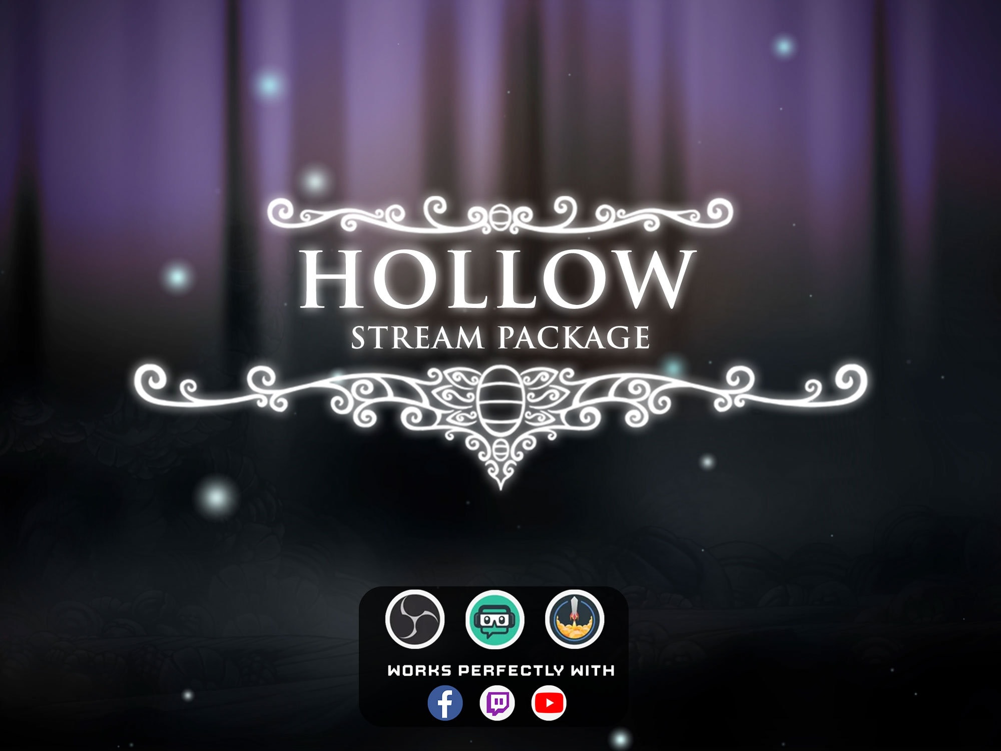 Animated Hollow Overlays Hollow Twitch Package Stream Graphics for ...
