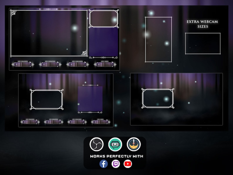 Animated Hollow Overlays Hollow Twitch Package Stream Graphics for ...