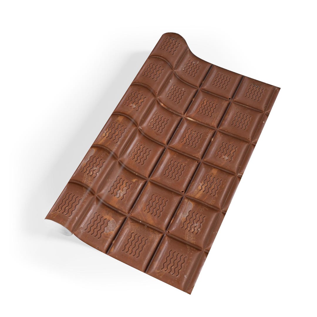 Wrapping Paper Roll, Chocolate Bar Design, Candy Bar Gift Wrap for ...