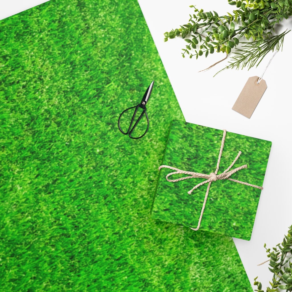 Green Grass Wrapping Paper - Etsy