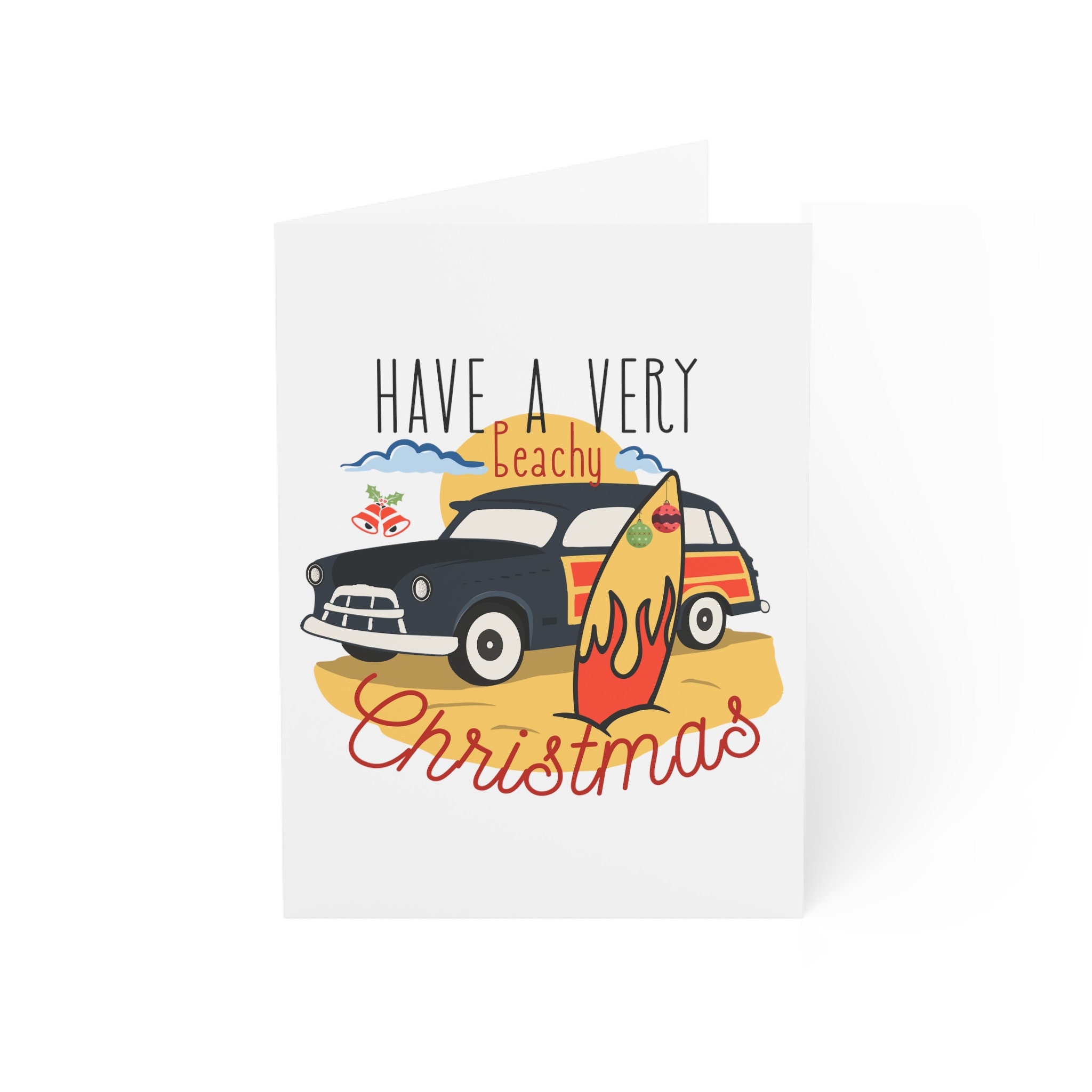 Have a Very Beachy Christmas Greeting Cards (1, 10, 30, and 50pcs) - Etsy