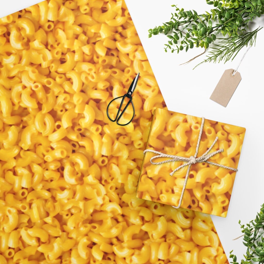Macaroni and Cheese Wrapping Paper - Etsy