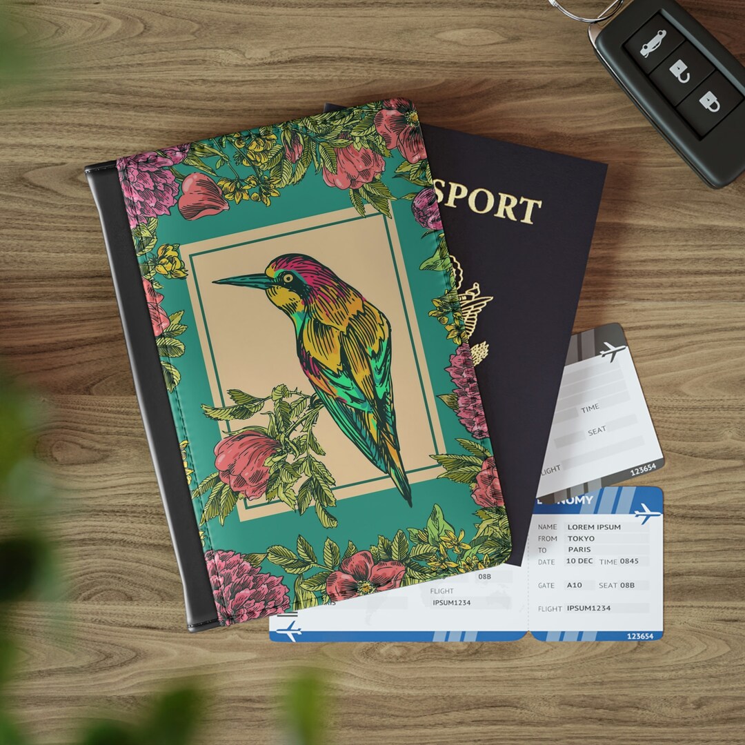 RFID Blocking, Bird Passport Cover - Etsy