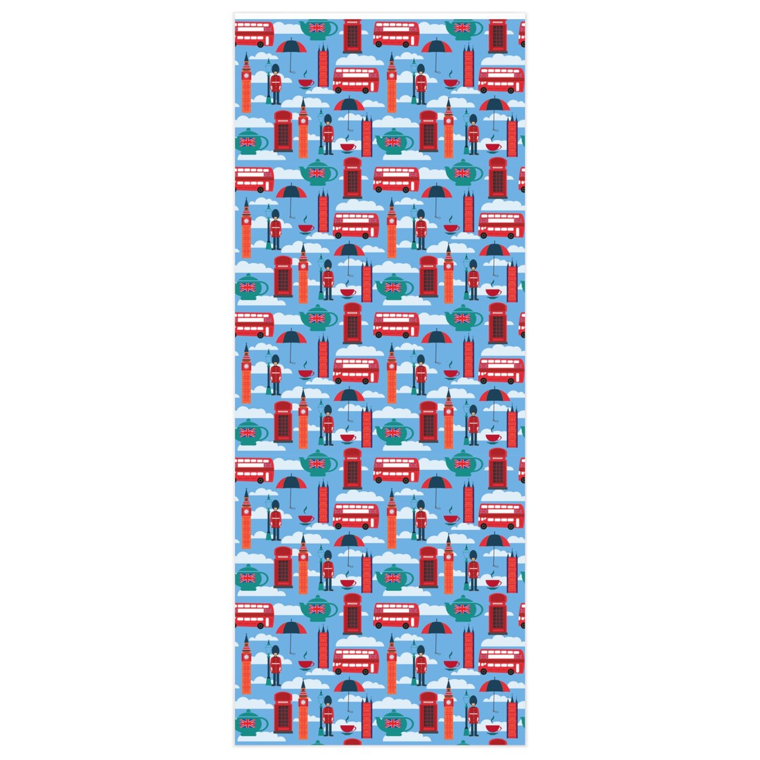 London, England, UK Wrapping Paper - Etsy