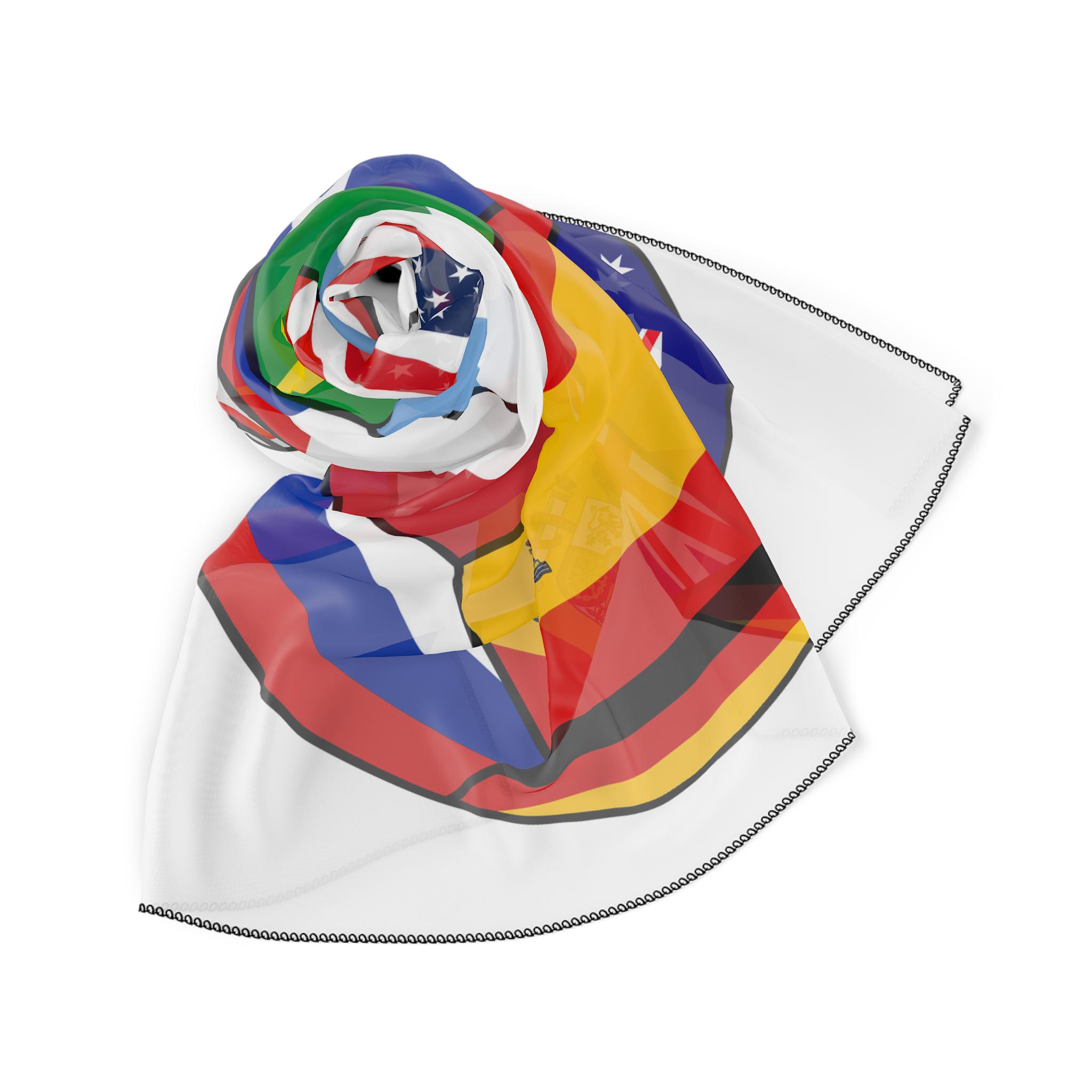International Flags Soccer Ball Scarf, Football Match - Etsy