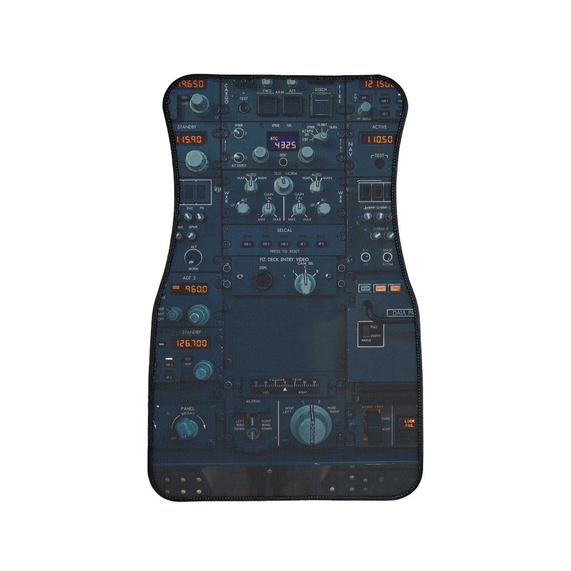Aircraft, Flight Deck, Pilot, Controls Car Floor Mats, 1pc - Etsy