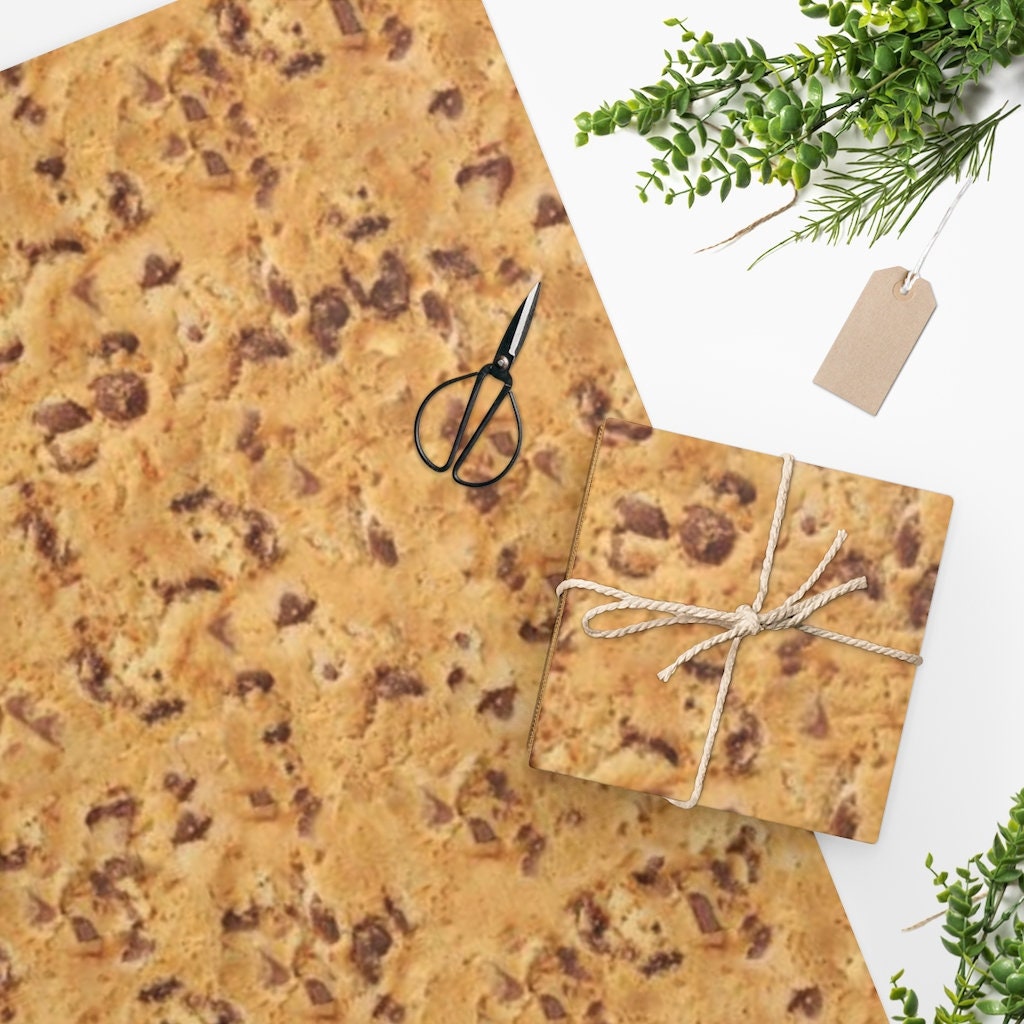 Chocolate Chip Cookie Wrapping Paper - Etsy