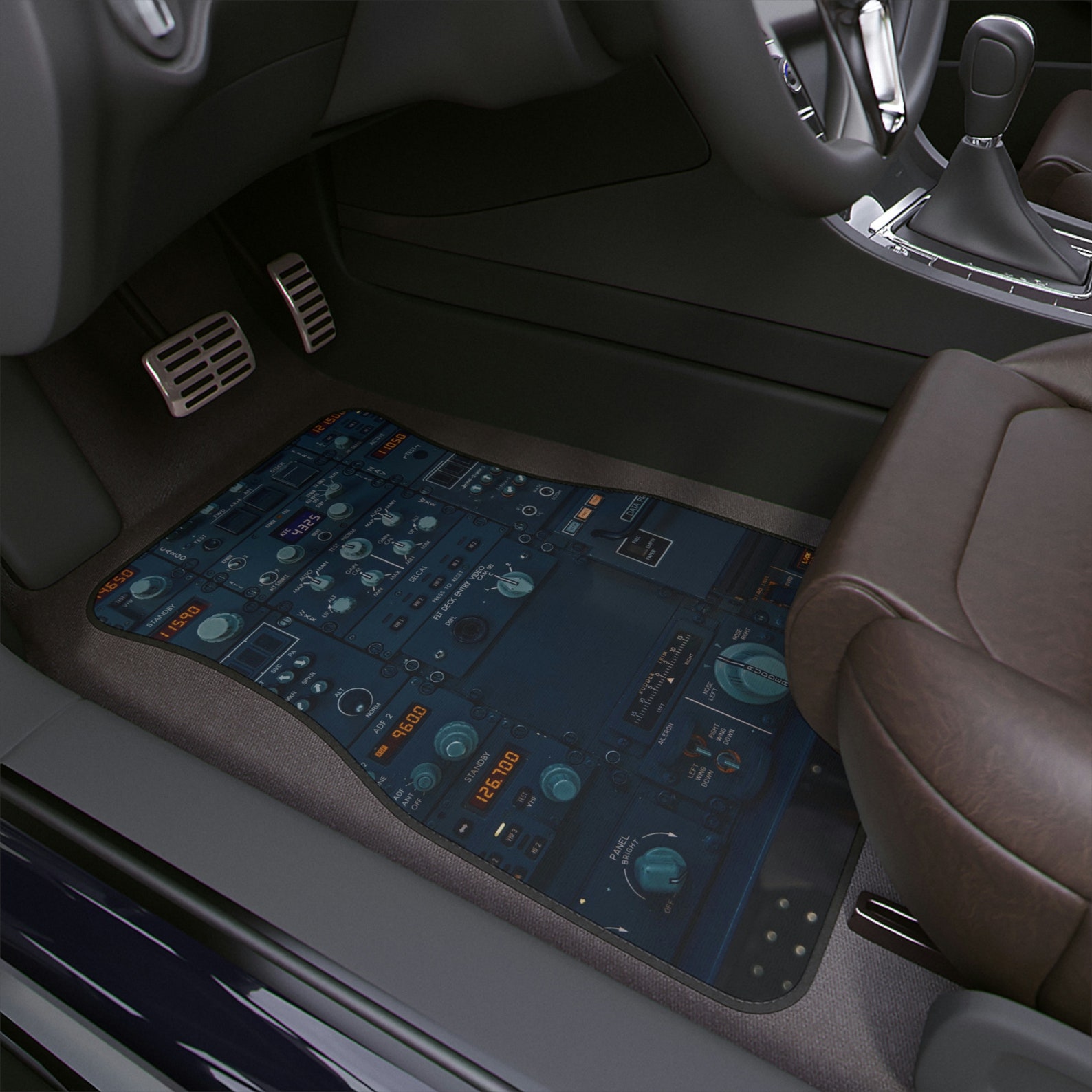 Aircraft, Flight Deck, Pilot, Controls Car Floor Mats, 1pc - Etsy