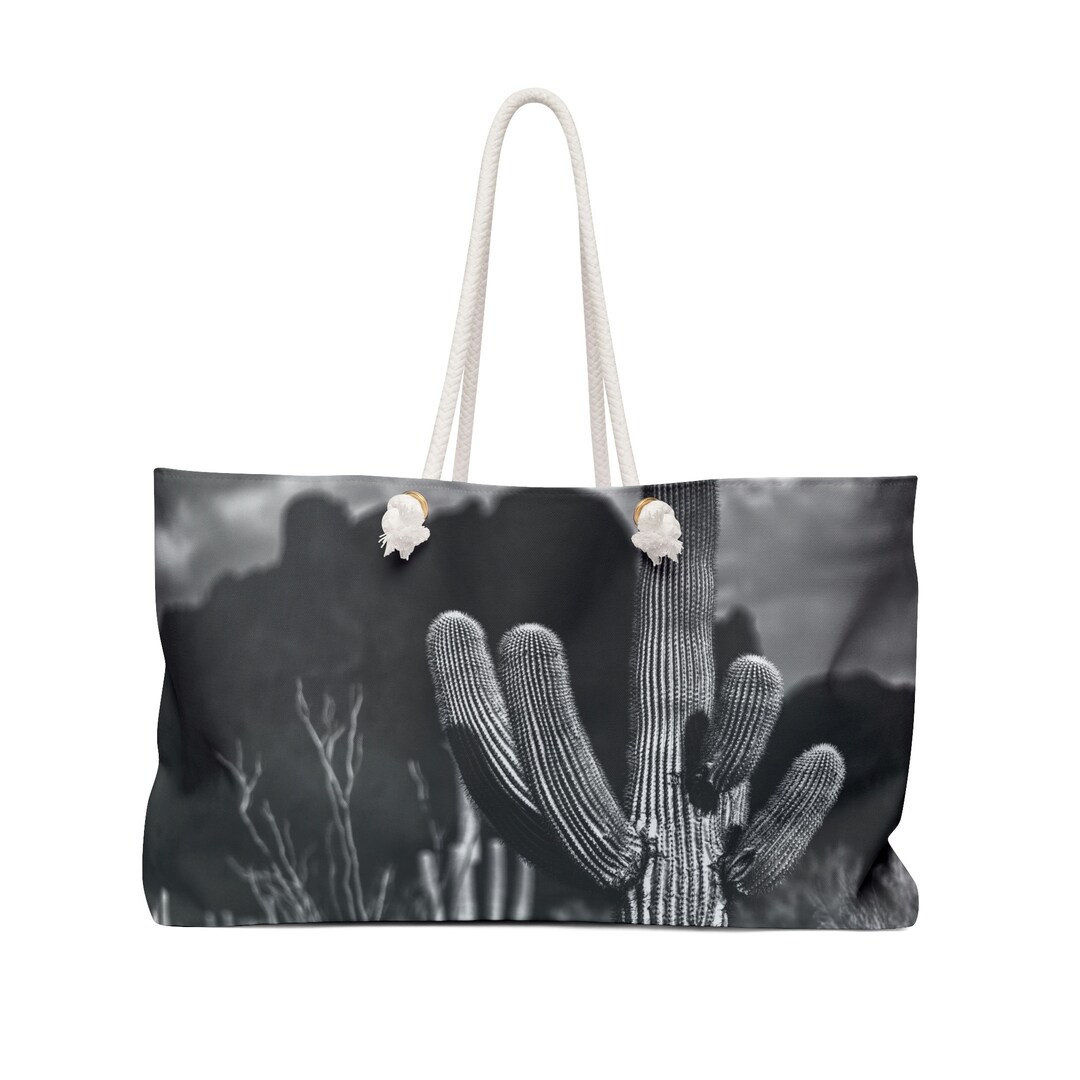 Saguaro Cactus Weekender Bag - Etsy