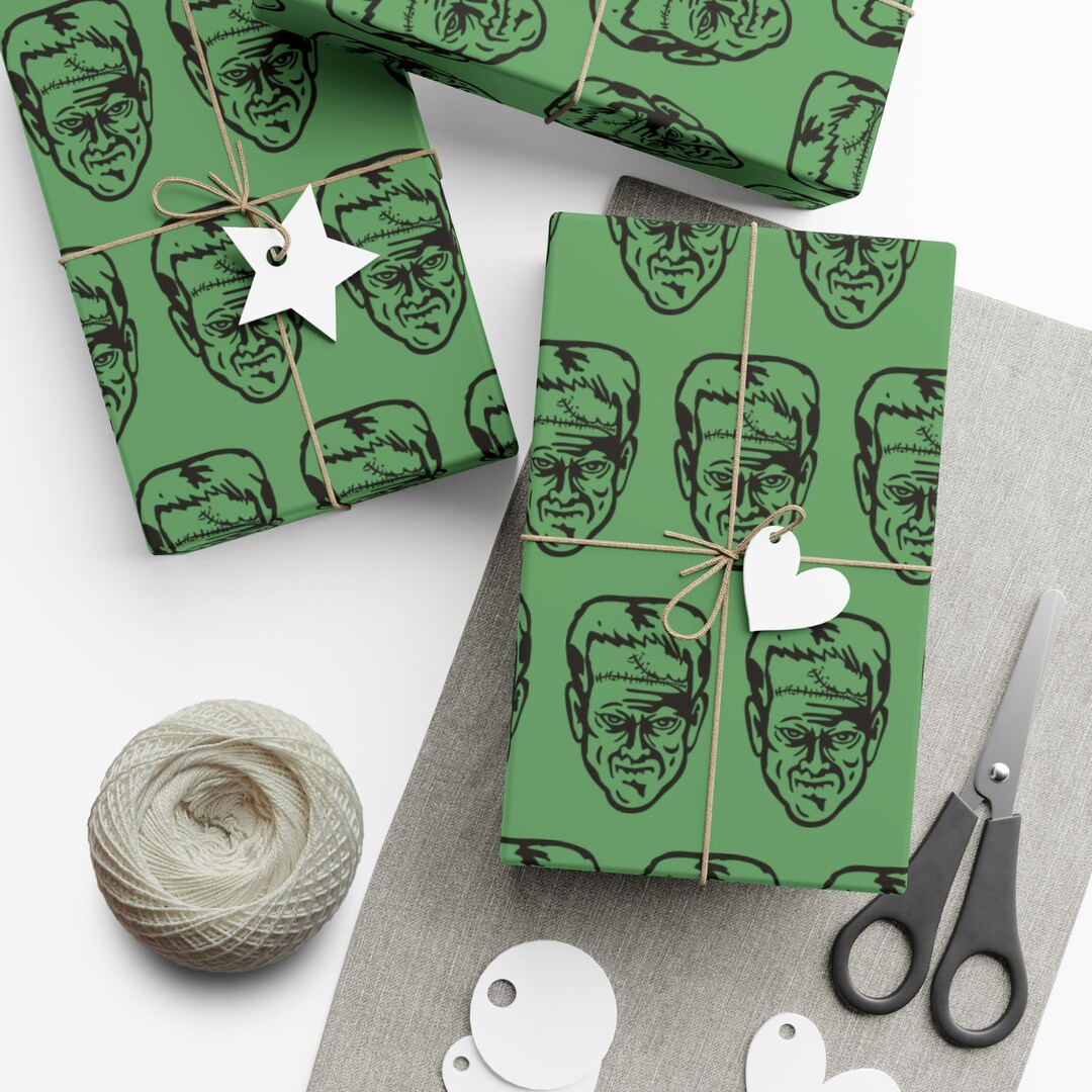 Classic Frankenstein Gift Wrap/craft Paper - Etsy
