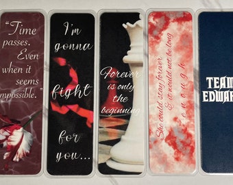 Twilight Bookmarks | Etsy