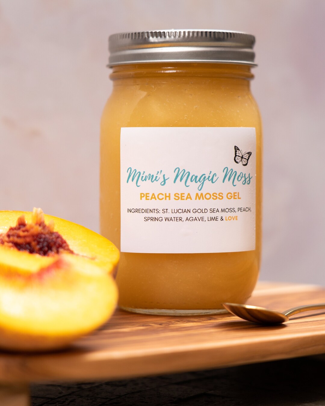 Peach Sea Moss Gel, Premium Flavored Sea Moss Gel, BEST Sea Moss Gel ...