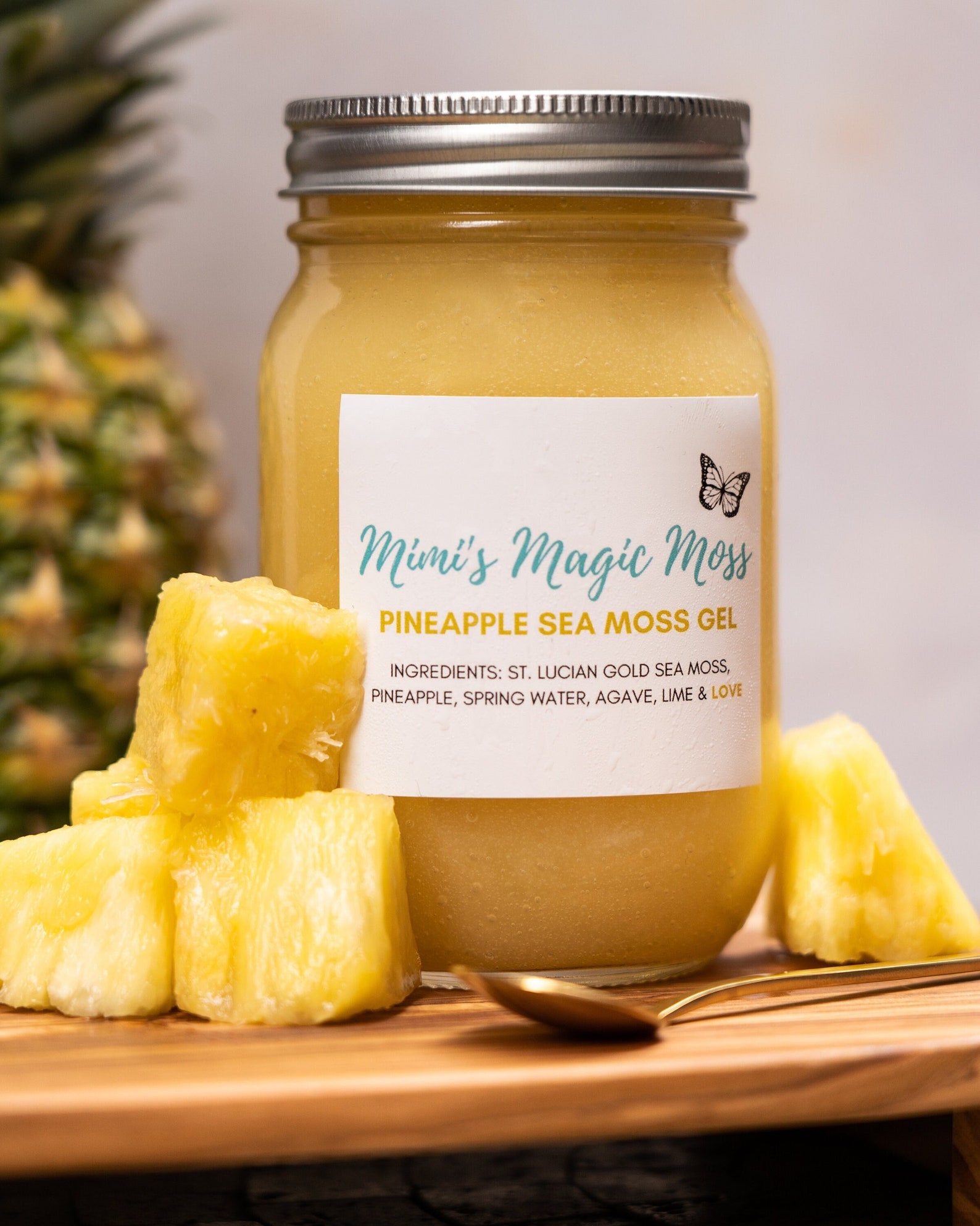 Pineapple Sea Moss Gel, Premium Flavored Sea Moss Gel, BEST Sea Moss ...