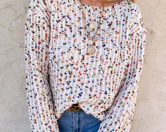 Confetti Sweater | Etsy